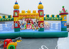 PVC Large Fun City Water Park For Parties , Playground Inflatable Bouncer Combo