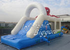 Kindergarten Playground Inflatable Obstacle Course Promotion With Tarpaulin