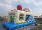 Kindergarten Playground Inflatable Obstacle Course Promotion With Tarpaulin