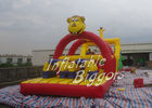 PVC Yellow Inflatable Obstacle Course For Advertisement , HR4040 EN14960