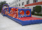 Adult Blue Inflatable Indoor Obstacle Course EN14960 For Commercial Promotion