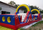 Leadless Inflatable Obstacle Course Double Stitch , Outdoor Inflatables For Kids