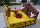 Adult Backyard Outdoor Inflatable Rodeo Bull , Funny Inflatable Mechanical Toys