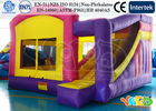 Kindergarten Yellow Inflatable Bounce House Moon Jumping With Fire-Resistant