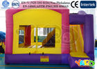 Kindergarten Yellow Inflatable Bounce House Moon Jumping With Fire-Resistant