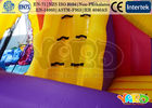 Kindergarten Yellow Inflatable Bounce House Moon Jumping With Fire-Resistant