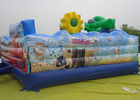 Atlantis Kids Inflatable Amusement Park Sunray Playgrounds , Inflatable Fun House