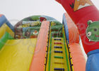 Amusement Park Kids Inflatable Slides , Angry Birds Inflatable Dry Slides