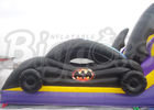 Roller Coaster Kids Inflatable Slides With Four Slides For Playground Amusement Park