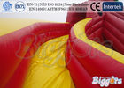 Giant PVC Red Kids Inflatable Dry Double Slides For Rental Backyard Inflatable Biggor