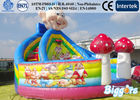 Seven Dwarfs Inflatable Bouncer Commercial With Slide PVC Playground