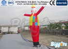 Inflatable Advertising Clown Character Air Dancer In Market / Square