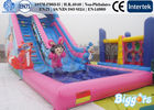 420D Nylon Inflatable Mini Residential Inflatable Water Slides Home Use
