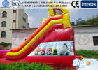 Cartoon Inflatable Water Slip Slide Pool With Climber for Rental