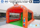 Commercial PVC Inflatable Sport Games Football Shoot For Rental