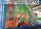 Animals Cartoon Kids Inflatable Slides Bouncy Games Water-proof