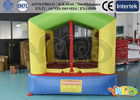 Backyard Nylon Oxford Inflatable Bounce House Orange With Dual Slide