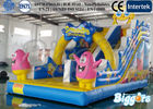 Spongebob Kids Inflatable Slides , Cartoon Colorful Inflatable Bouncer