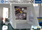 Large Indoor Inflatable Zorb Ball , White Waterproof Football Games Rental