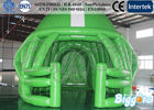 Green PVC Inflatable Outdoor Tent Unique Polyester / Nylon for Camping