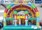 Colourful Inflatable Castle Bouncer , Inflatable Jumping Bouncer Moonwalk