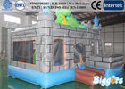 Dinosaur 0.55mm PVC Commercial Inflatable Castle / Combo For Kids
