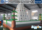 White PVC Kids Inflatable Sports Games Rock Climbing Tower with Mattress