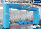 Bright Inflatable Advertising Blue Archway for Mobile Phone Promotional Activity