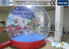 Professional Christmas Inflatables 3 Diamater Transparent / Clear PVC Snow Globe