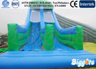 Dry Kids Inflatable Slides Multilane Fun Slipping Game Park Rental