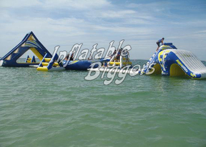 Residential Party Inflatable Water Park For Adults , Digital Inkjet Printing
