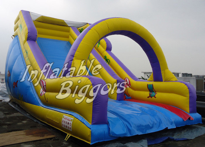 Kindergarten Mini Inflatable Slide Rent , Outdoor Inflatables For Kids
