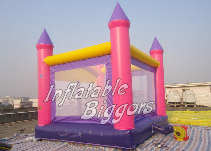 Indoor Backyard Bouncy House Castle PVC Tarpaulin With Balloon Jumper