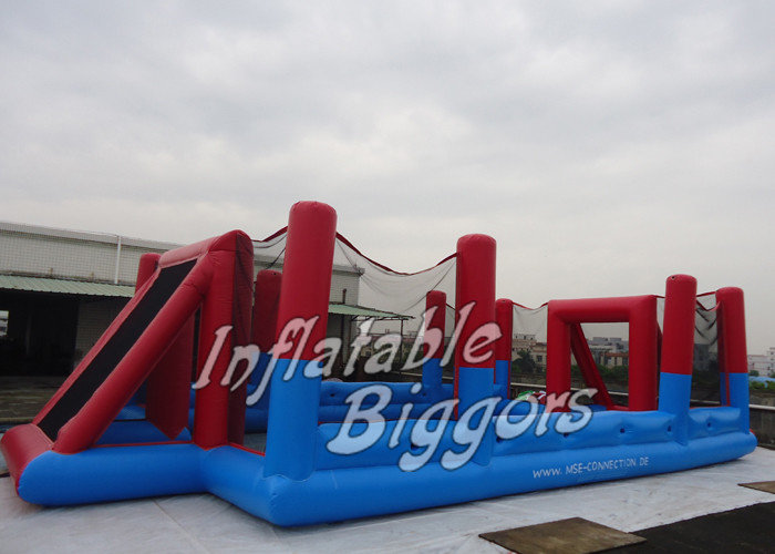 Kindergarten Soccer field Inflatable Sports Games Advertisement , ASTM F963 / EN14960