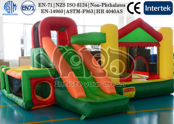 Kids Birthday Party Gift Inflatable Bounce House Jumping Castle With Happy Hop