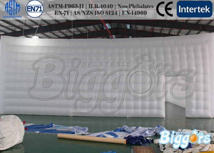 White Inflatable Outdoor Tent Show Advertising Device For Promotion