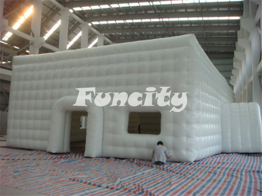 Mobile Building Inflatable Cube Tent with Door and Window