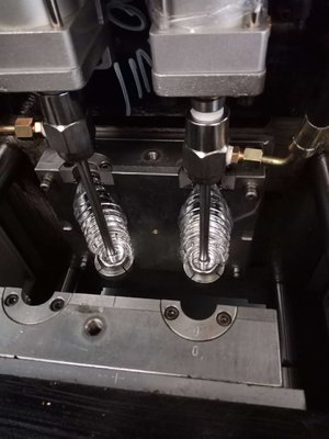 Easy Operation Semi Automatic PET Stretch Blow Moulding Machine Two Step With Preform