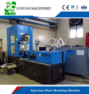 High Speed Injection Blow Moulding Machine Blue Color Excellent Design