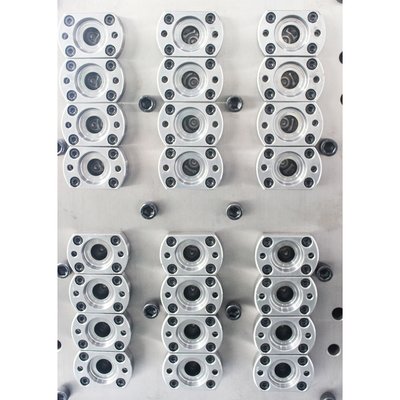High Reliability PET Preform Mould 28mm Neck 32 Gram 24 Cavities Needle Valve