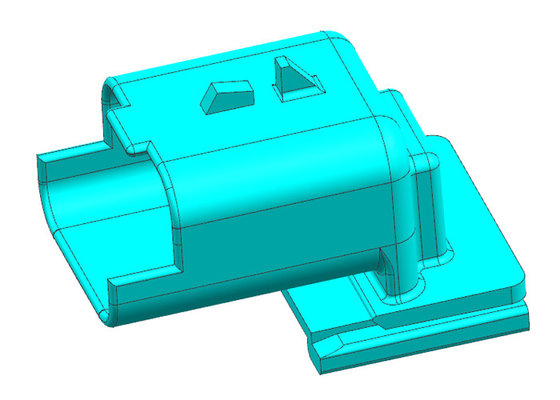 Electronic Components Two Cavity Mold Metal Insert Injection Molding