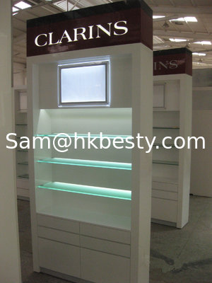 Cosmetics Cabinets Made by Wood with LED Lightings