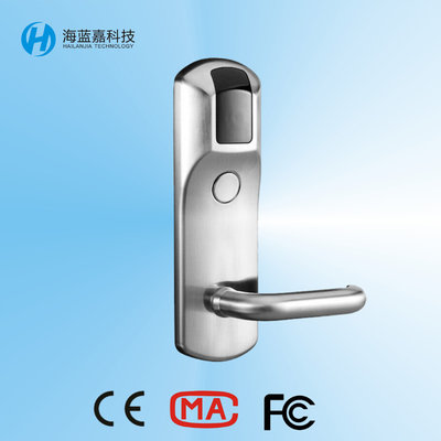 Zinc alloy silvery high standard security hotel room door locks