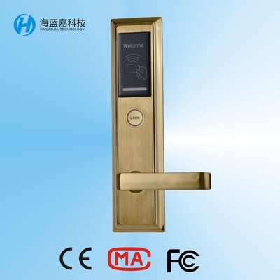 304 all stainless steel silvery high quality key card locks for hotels