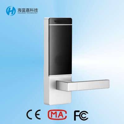 European standard zinc alloy golden hotel rfid lock system with 6v battery