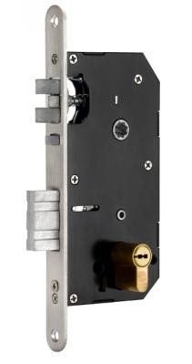 Cheap Price 304 Stainless Steel material European standard lock body hotel key card lock system for wholesales