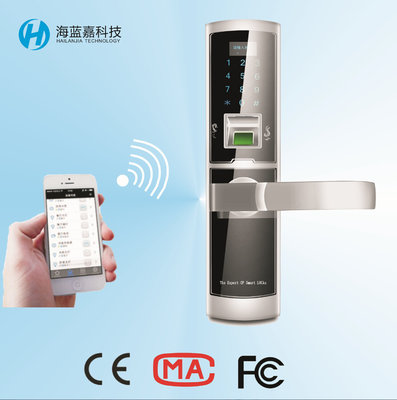 Best quality latest Zinc alloy smartphone controlled Wifi door lock