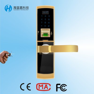High security sliver zinc alloy safe keyless door locks for home