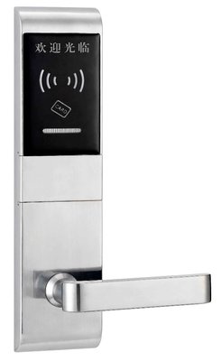 Newly design golden zinc alloy  rfid hotels rfid key card system lock