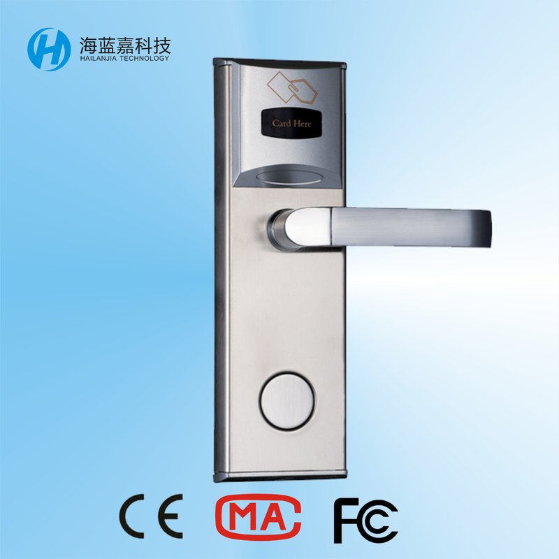 High quality stainless steel Silvery hotel door safety lock H001Z03-Y2